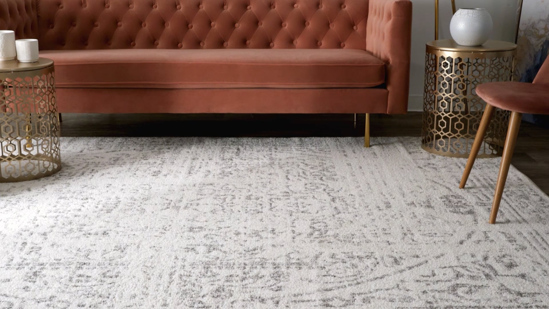 Ring Around The Rosette Area Rug, 6'7"x9' - Contemporary - Area Rugs ...