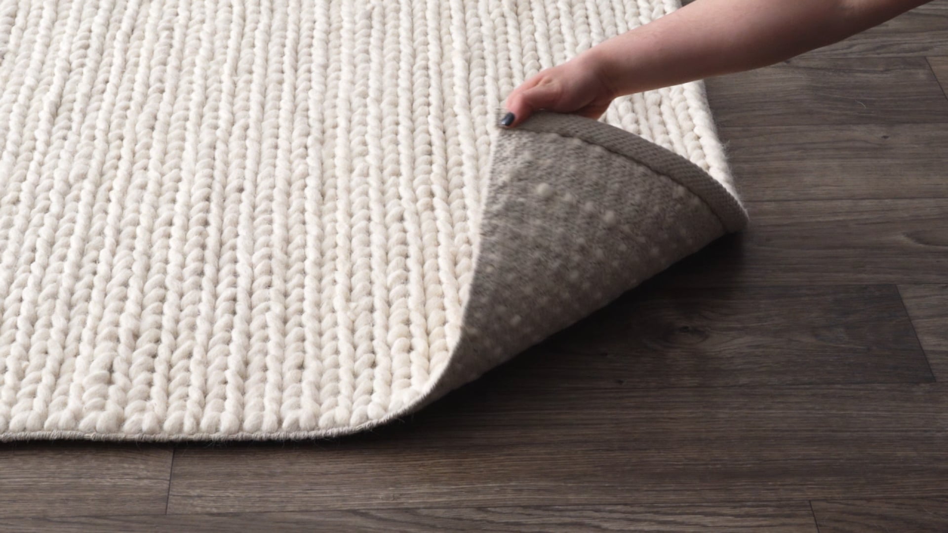 nuLOOM Braided Wool Hand Woven Chunky Cable Rug, 6'x6' - Scandinavian ...