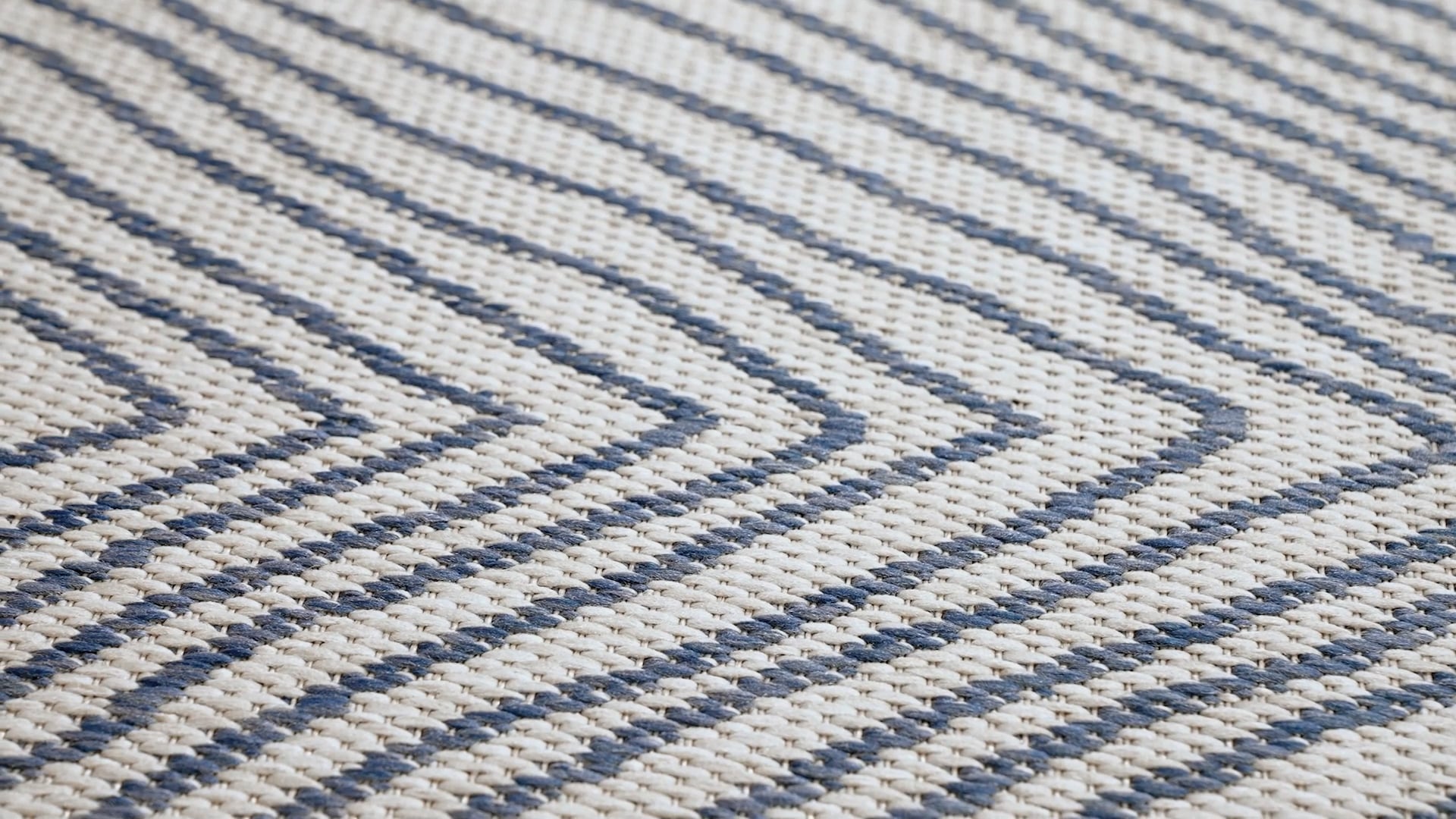 Geometric Chevron Outdoor Area Rug, Blue, 7'6"x10'9" - Contemporary ...