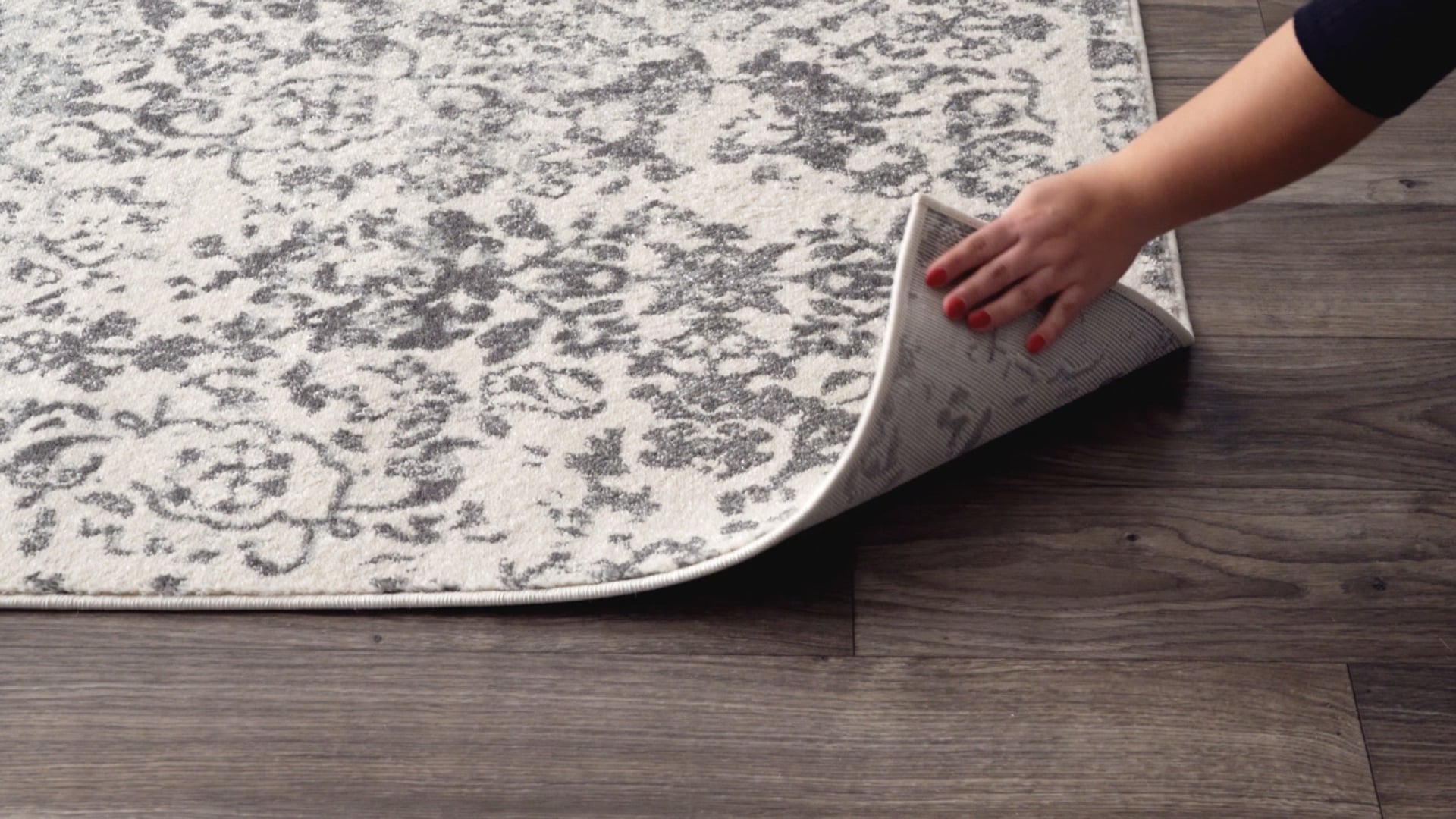 Traditional Vintage Fleur-De-Lis Damask Vineyard Rug, 6'7"x9 ...