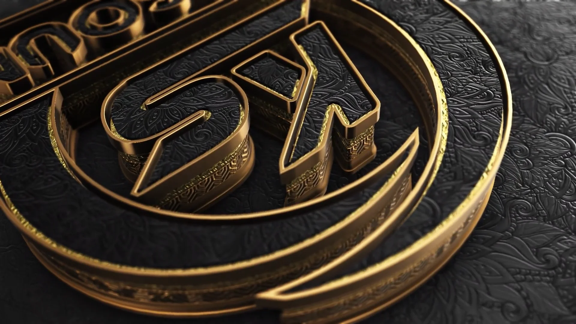 Black Gold 3D Logo Animation on Vimeo