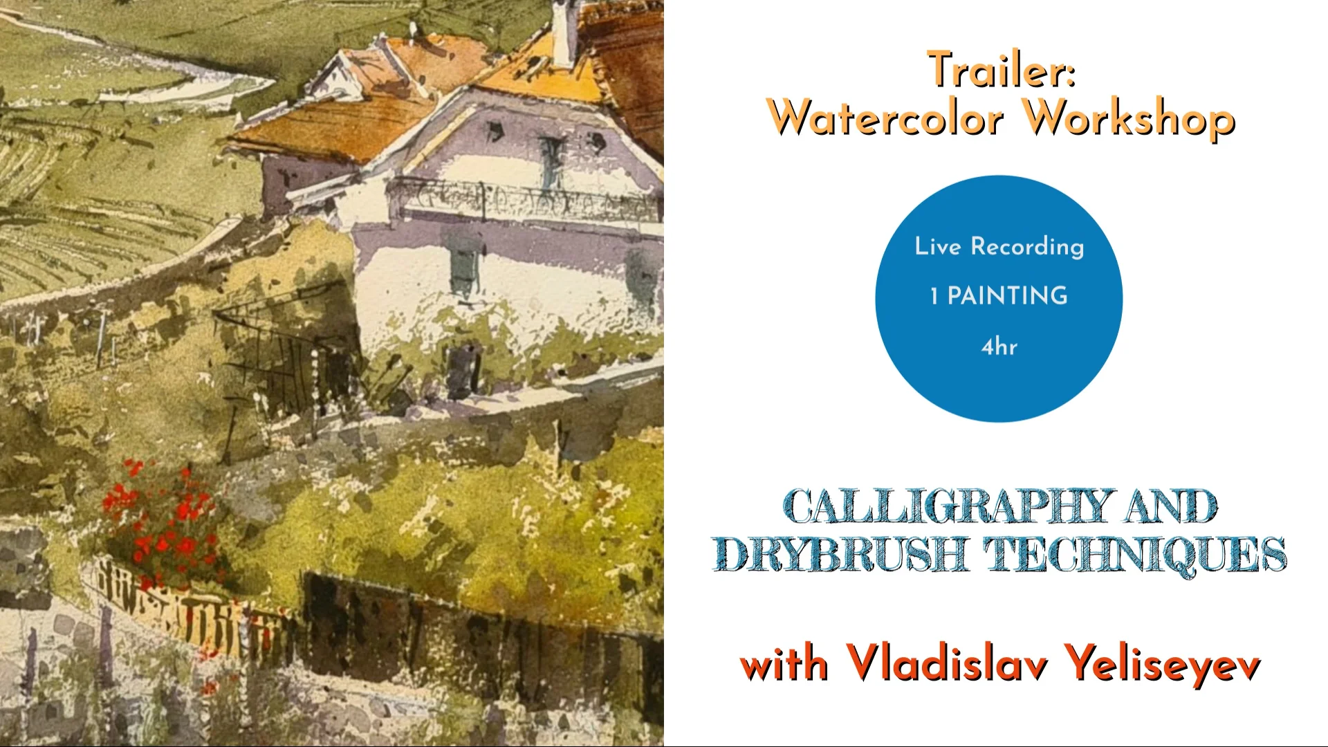 Watch WORKSHOP: "Calligraphy and Drybrush Techniques" - Master Class ...