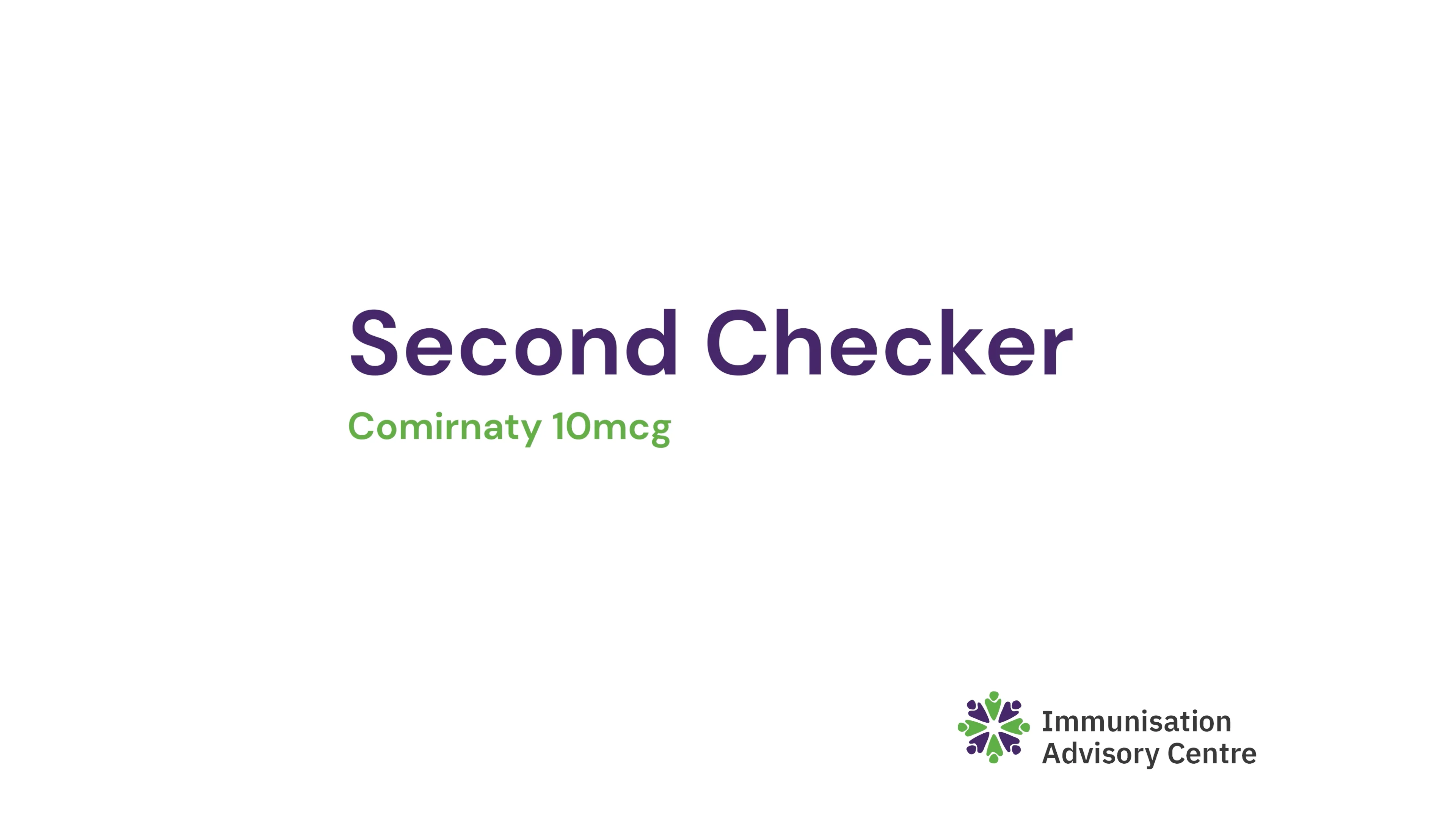 Second checker 10mcg on Vimeo