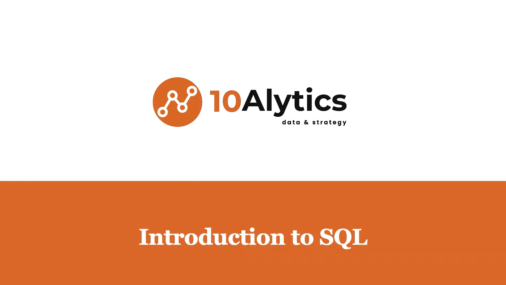 1. Introduction to SQL on Vimeo