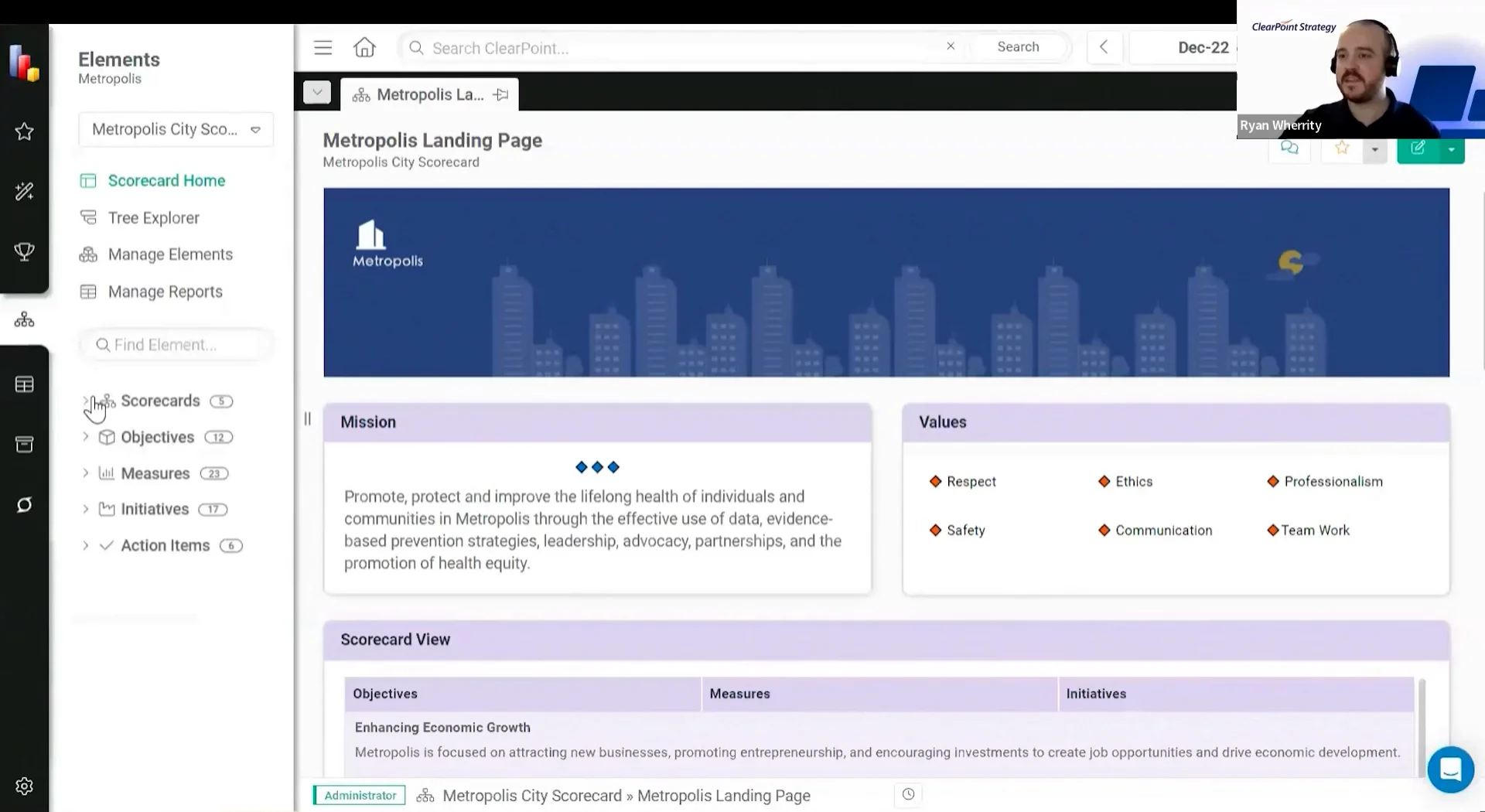 ClearPoint Quick Demo