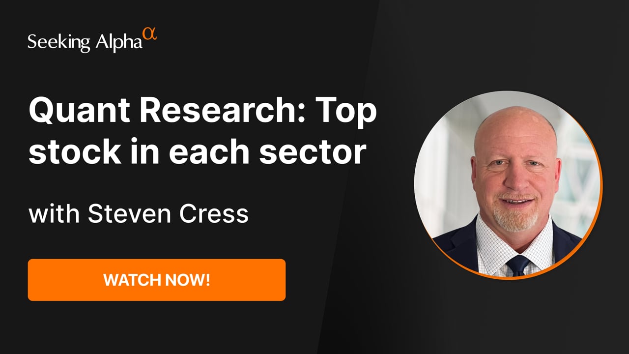 Webinar Replay: Top Quant Stock In Each Sector | Seeking Alpha