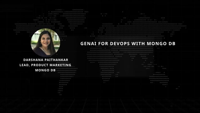 GenAI for DevOps with MongoDB with Darshana Paithankar at AIE 2024 ... GenAI for DevOps with MongoDB with Darshana Paithankar at AIE 2024 ...