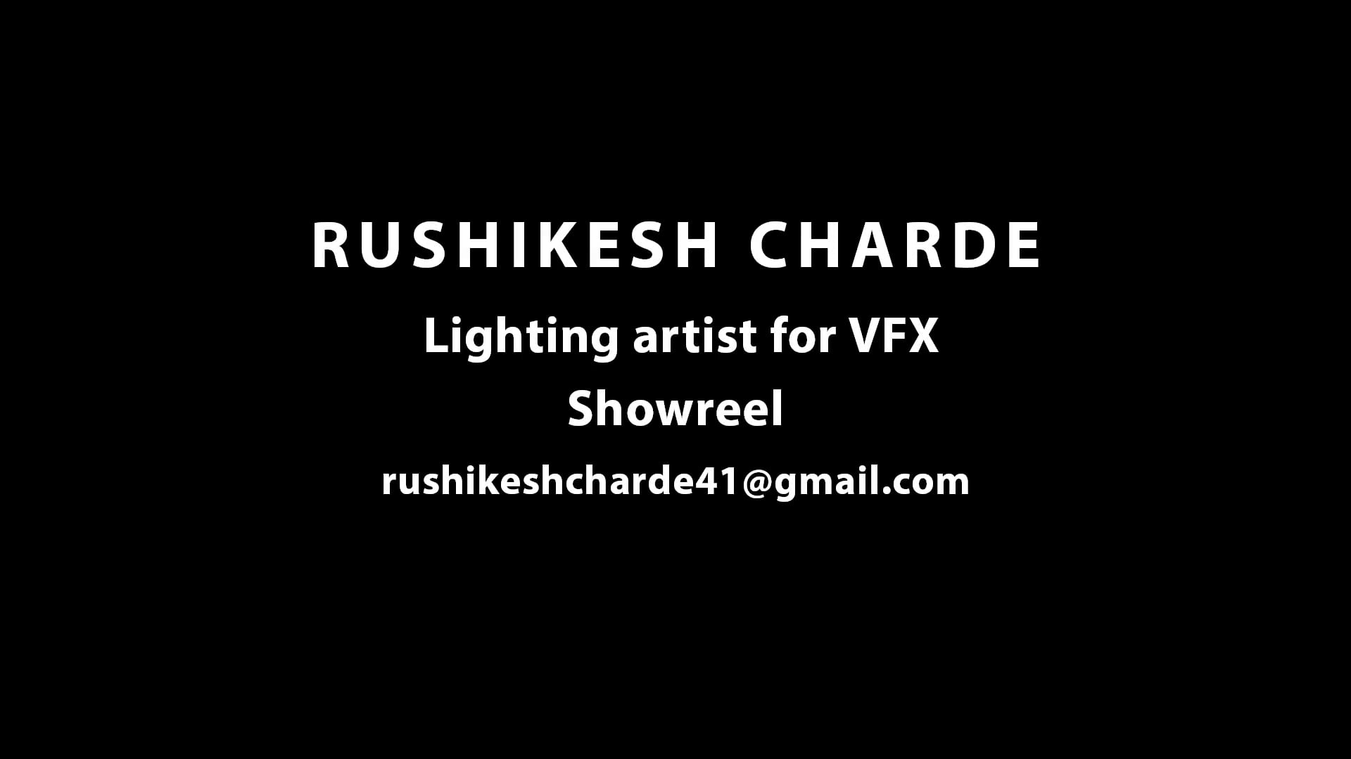 VFX Lighting Showreel