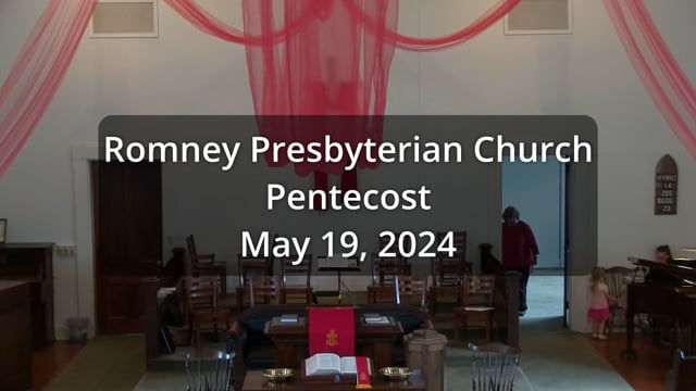 Romney Presbyterian Church – Come in to be Filled, Go out to Serve!