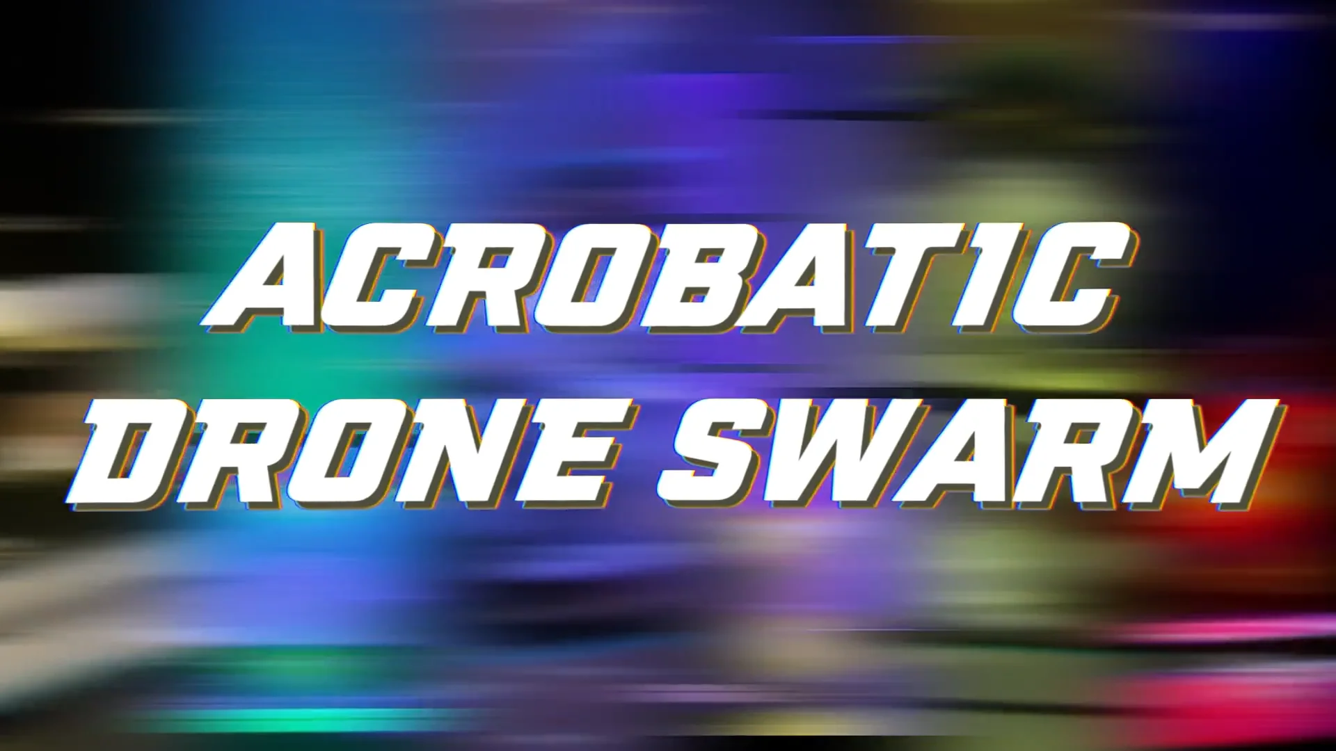 Acrobatic Drone Swarm Promo 2024