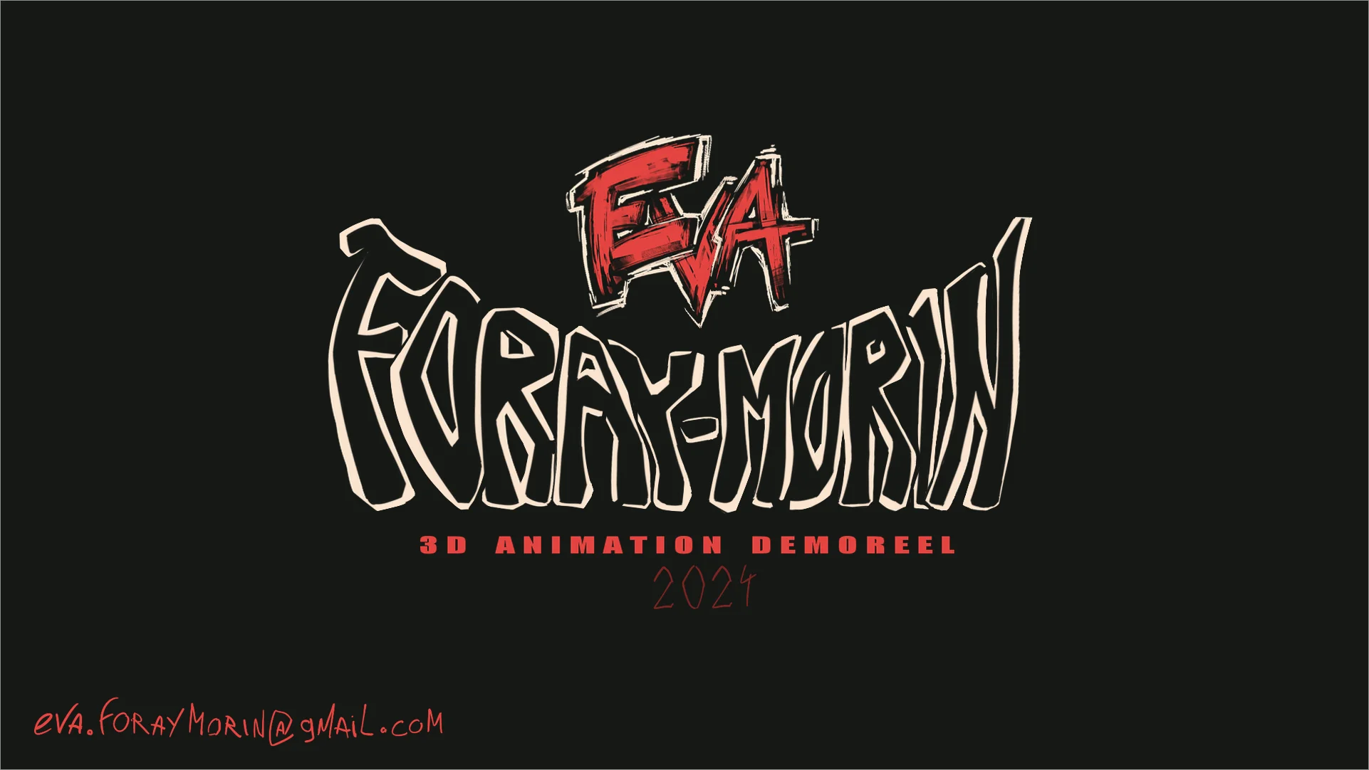 Eva FORAY MORIN - 3D animation demoreel