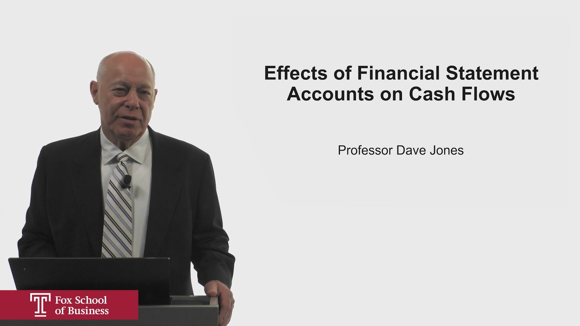Effects of Financial Statement Accounts on Cash Flows | Video Vault