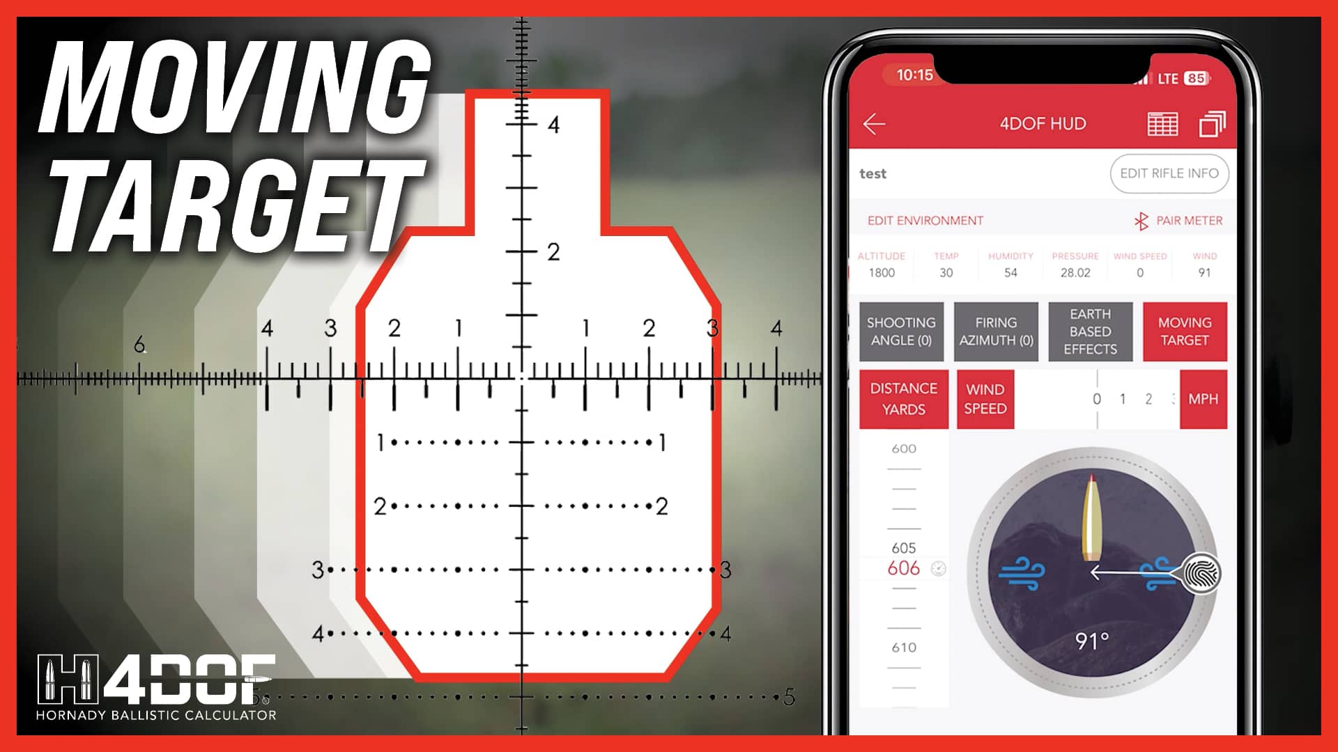 Hornady Ballistics App NEW Feature | Moving Target | on Vimeo