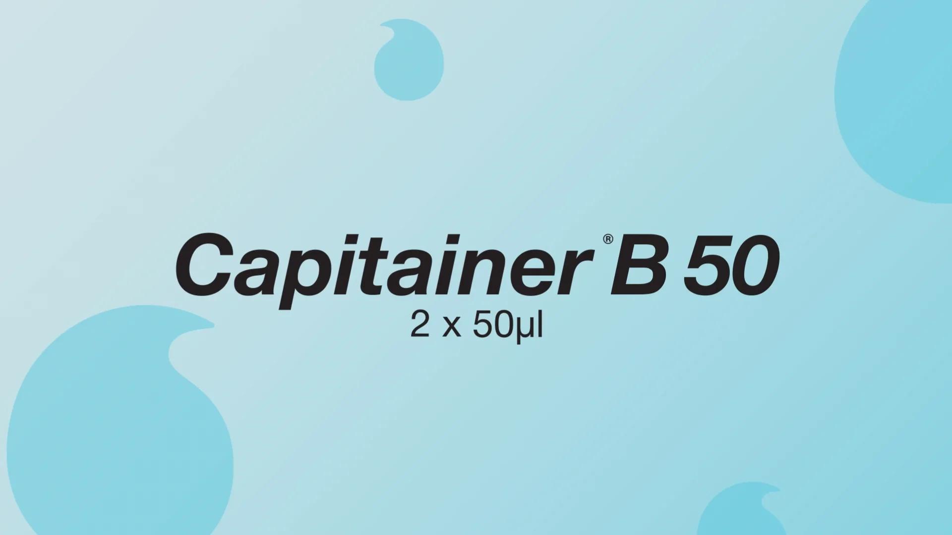 Animated Sampling Video Capitainer®B 50 English