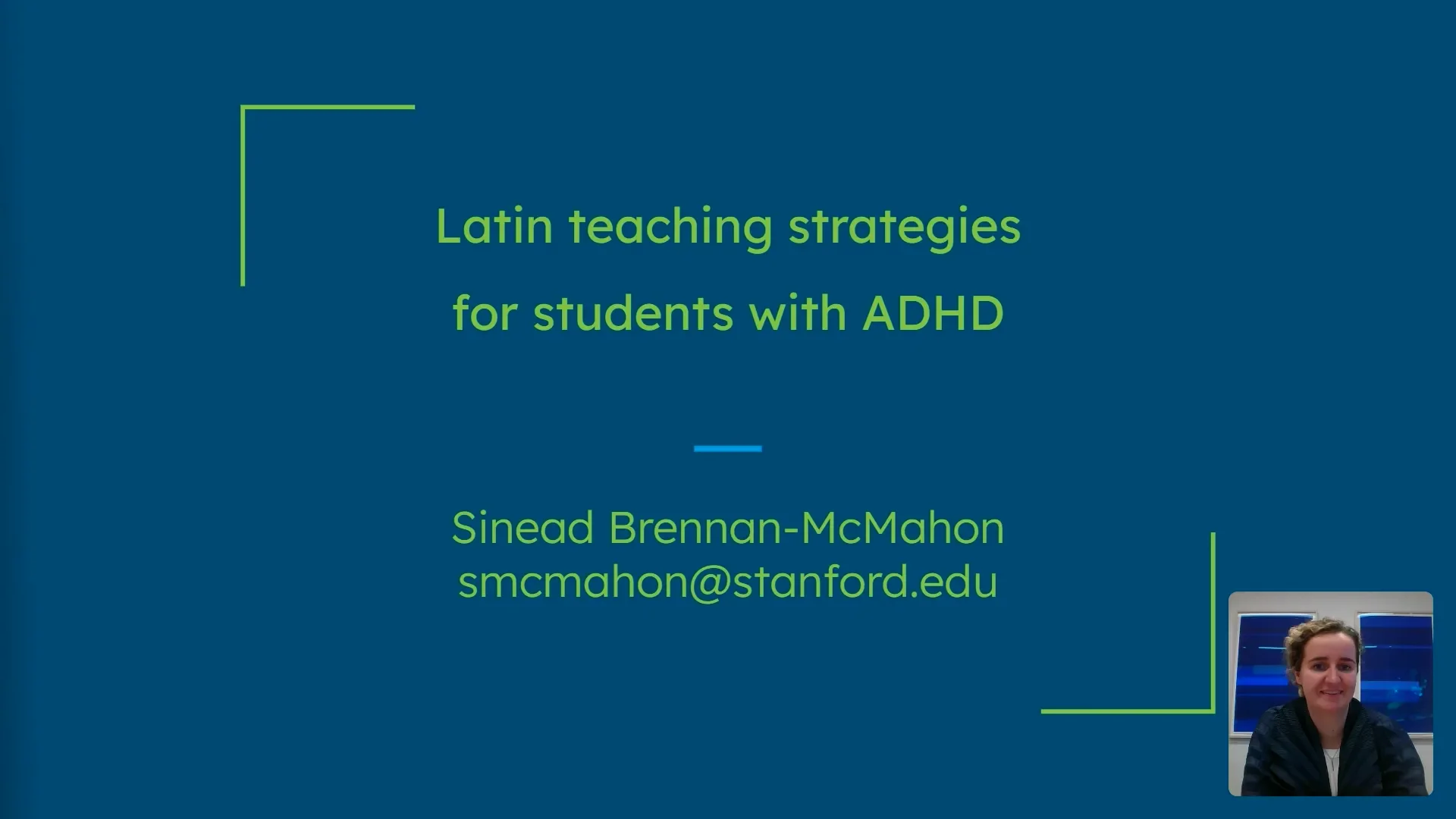 Latin teaching strategies for students with ADHD on Vimeo
