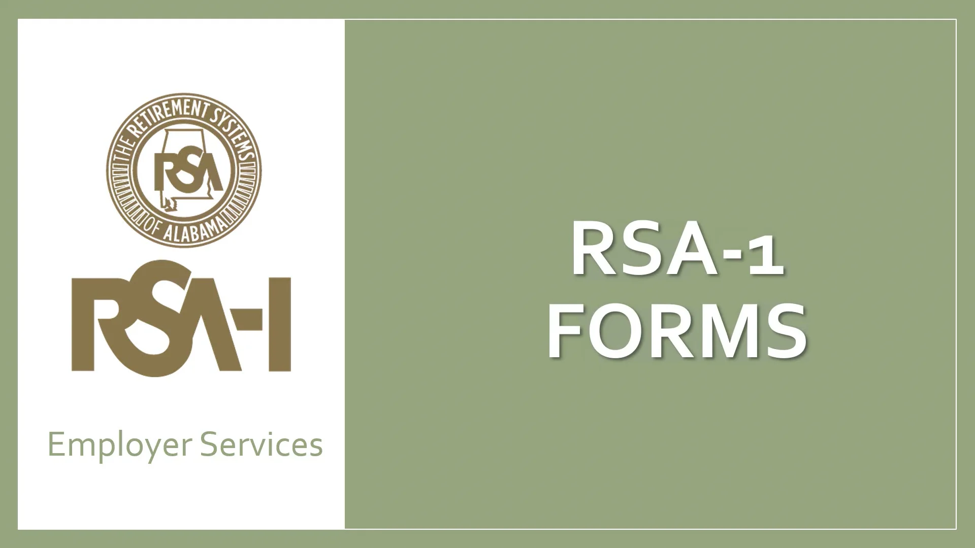 RSA-1 Forms