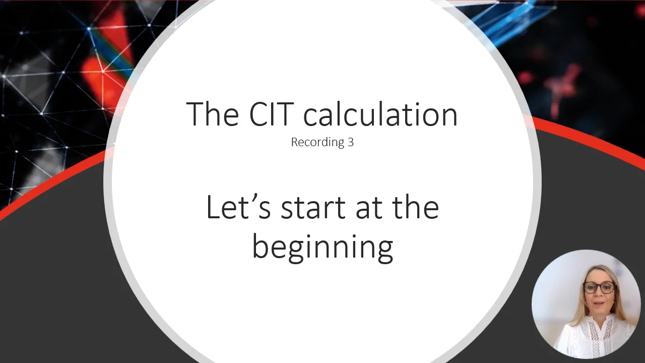 CIT Calculation Recording 3