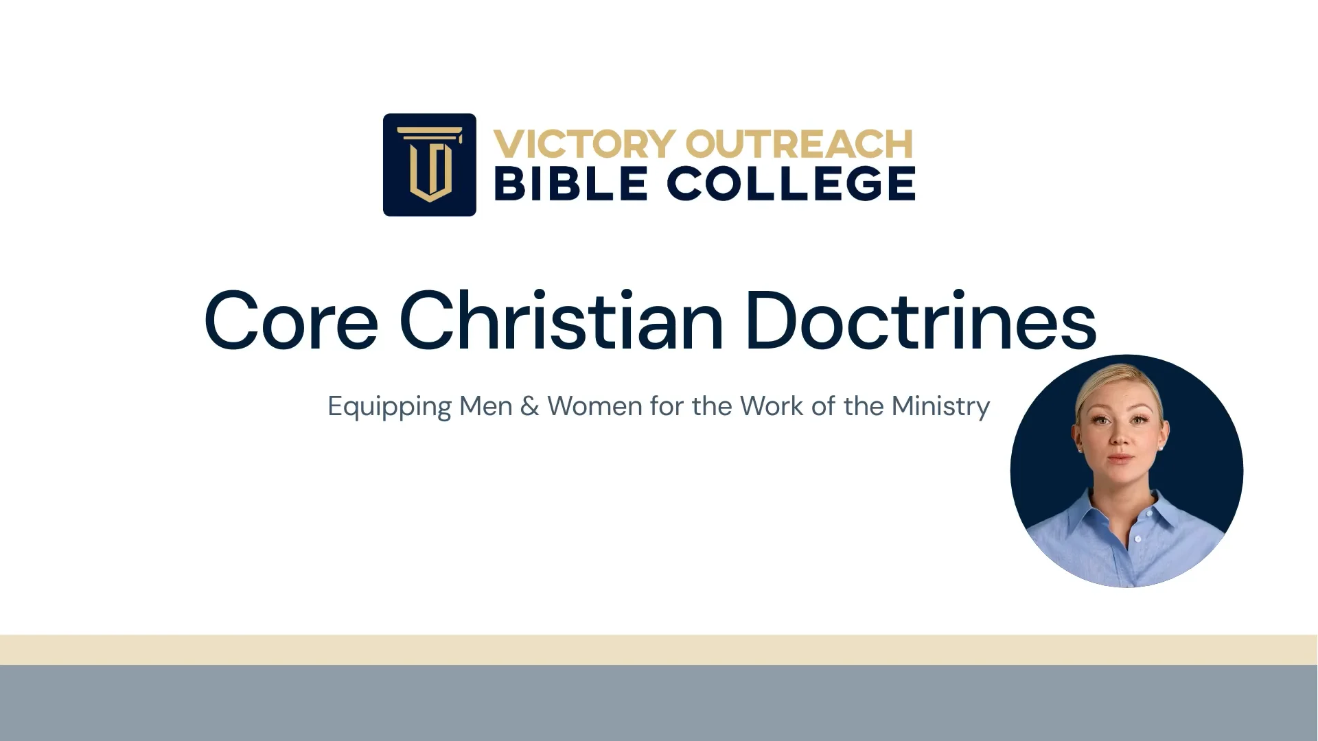 Core Christian Doctrines Course Overview