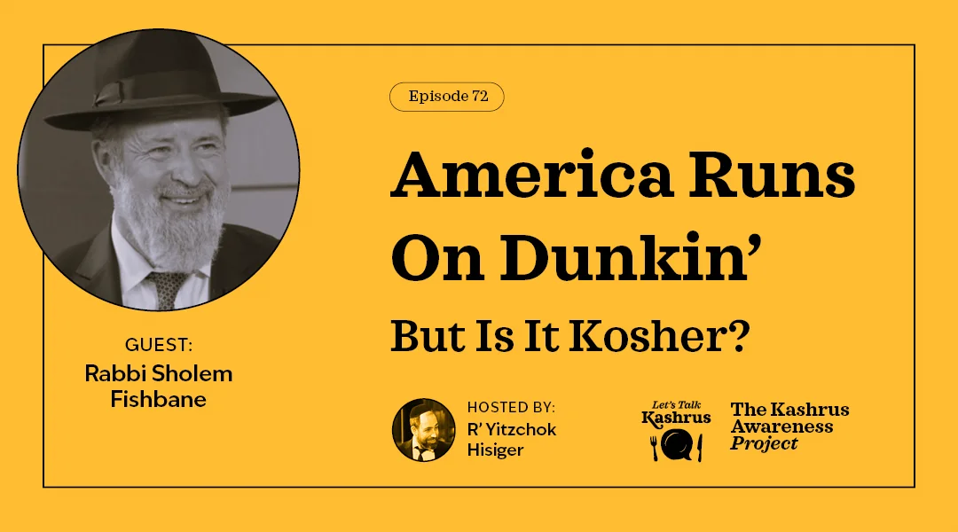 Episode 72 - America Runs On Dunkin' w/ R' Sholem fishbane on Vimeo