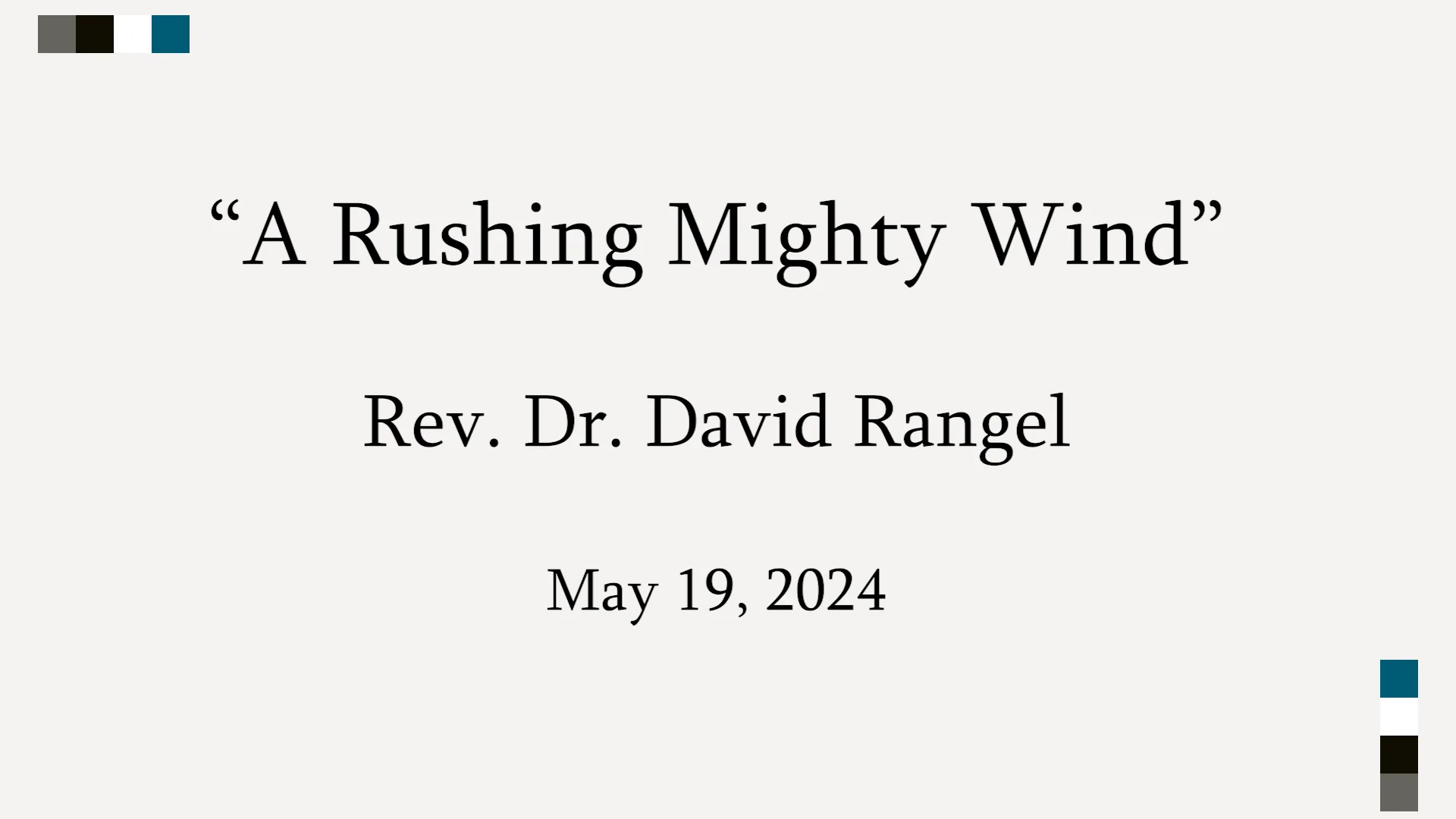 May 19, 2024 - A Rushing Mighty Wind on Vimeo