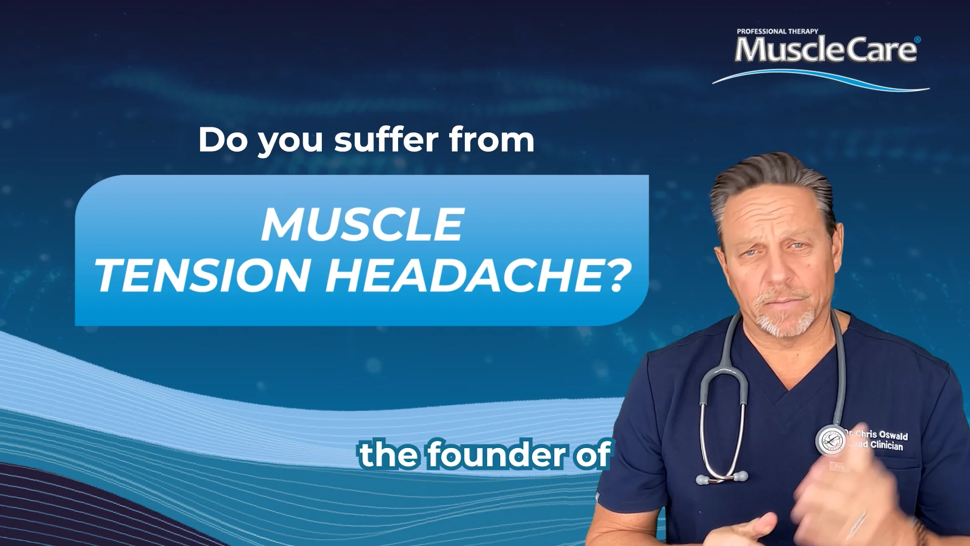 Muscle Tension Headache Pain Relief Stretch Routine by Dr. Chris Oswald ...
