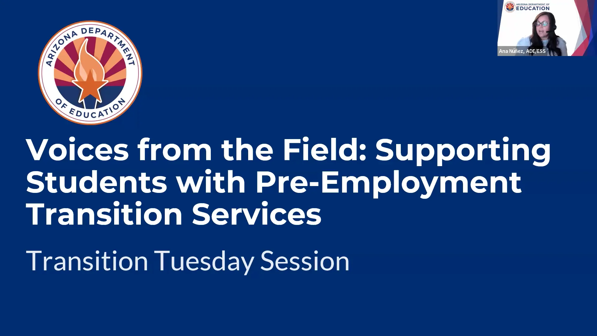 Transition Tuesday: Voices from the Field: Supporting Students with Pre ...