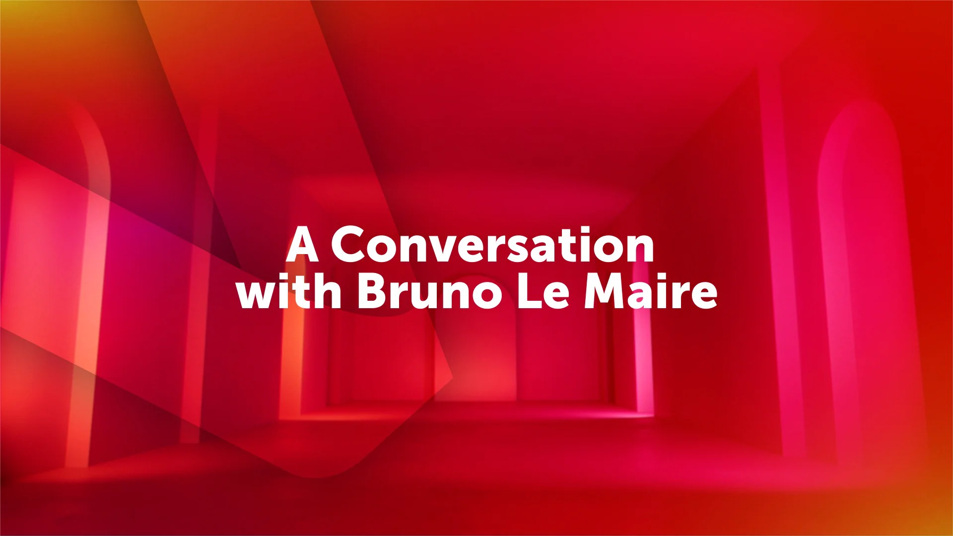 A Conversation with Bruno Le Maire on Vimeo