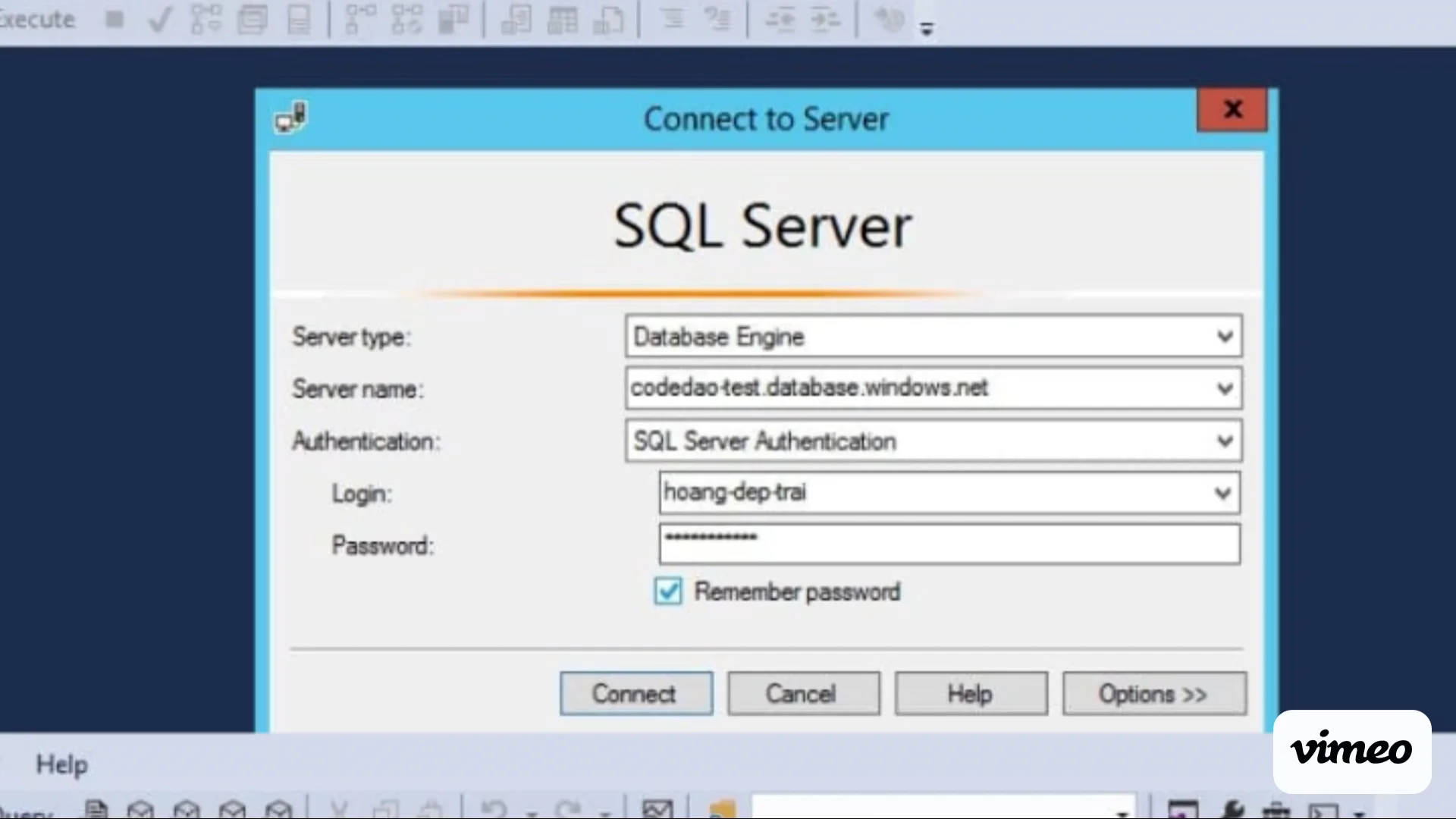 MICROSOFT SQL SERVER MANAGEMENT STUDIO – HƯỚNG DẪN TRUY CẬP & CÀI ĐẶT on Vimeo