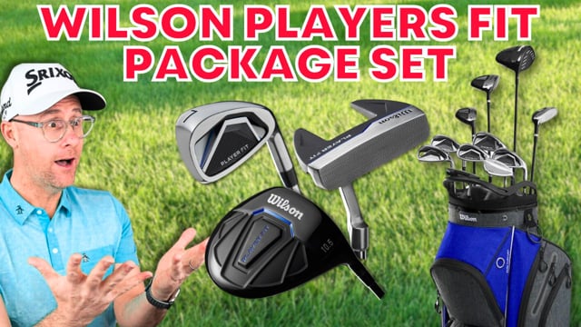 Wilson Player Fit Ladies Graphite Golf Package Set with Cart Bag