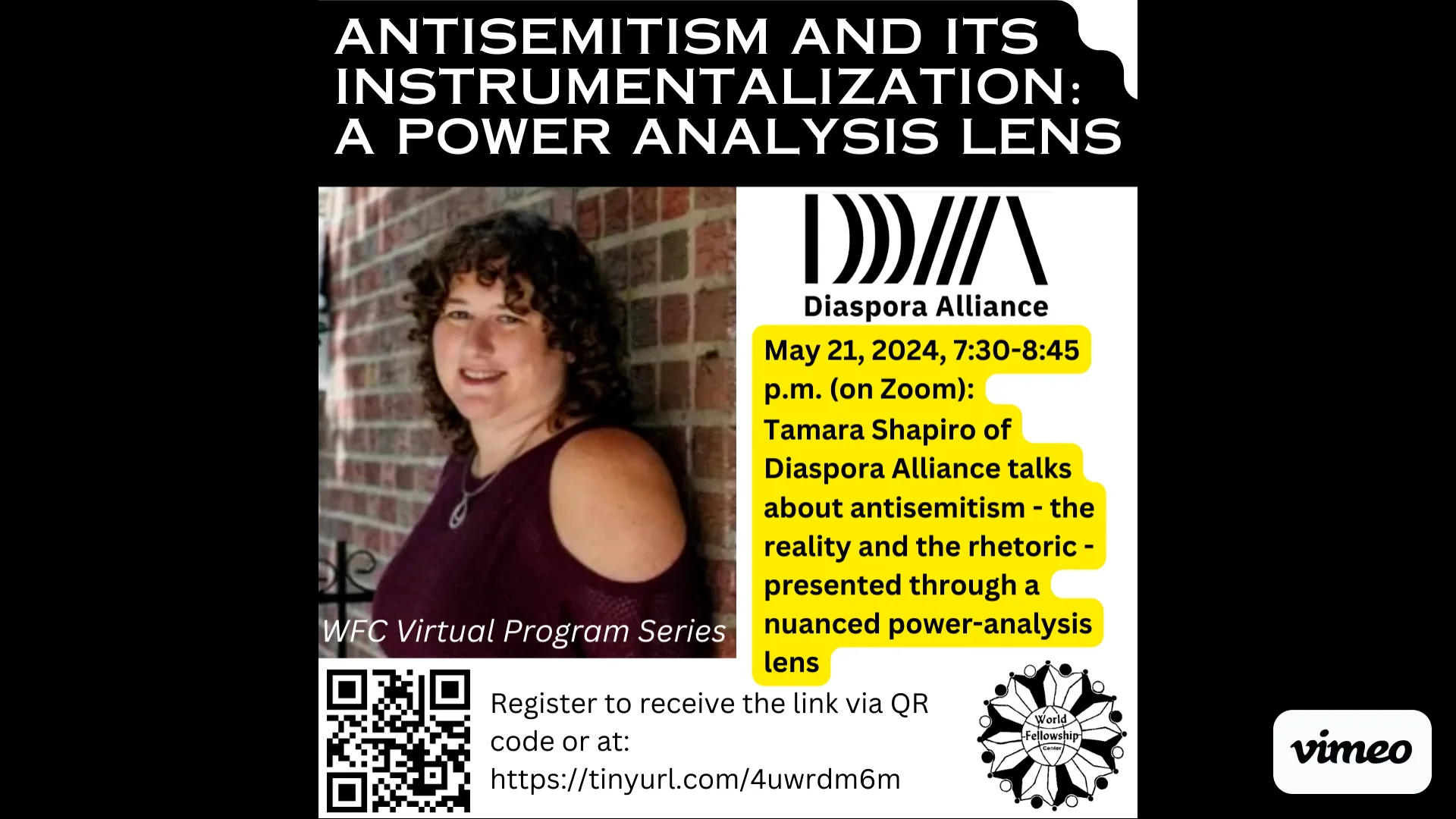 Understanding Antisemitism & Its Instrumentalization (Tamara Shapiro ...