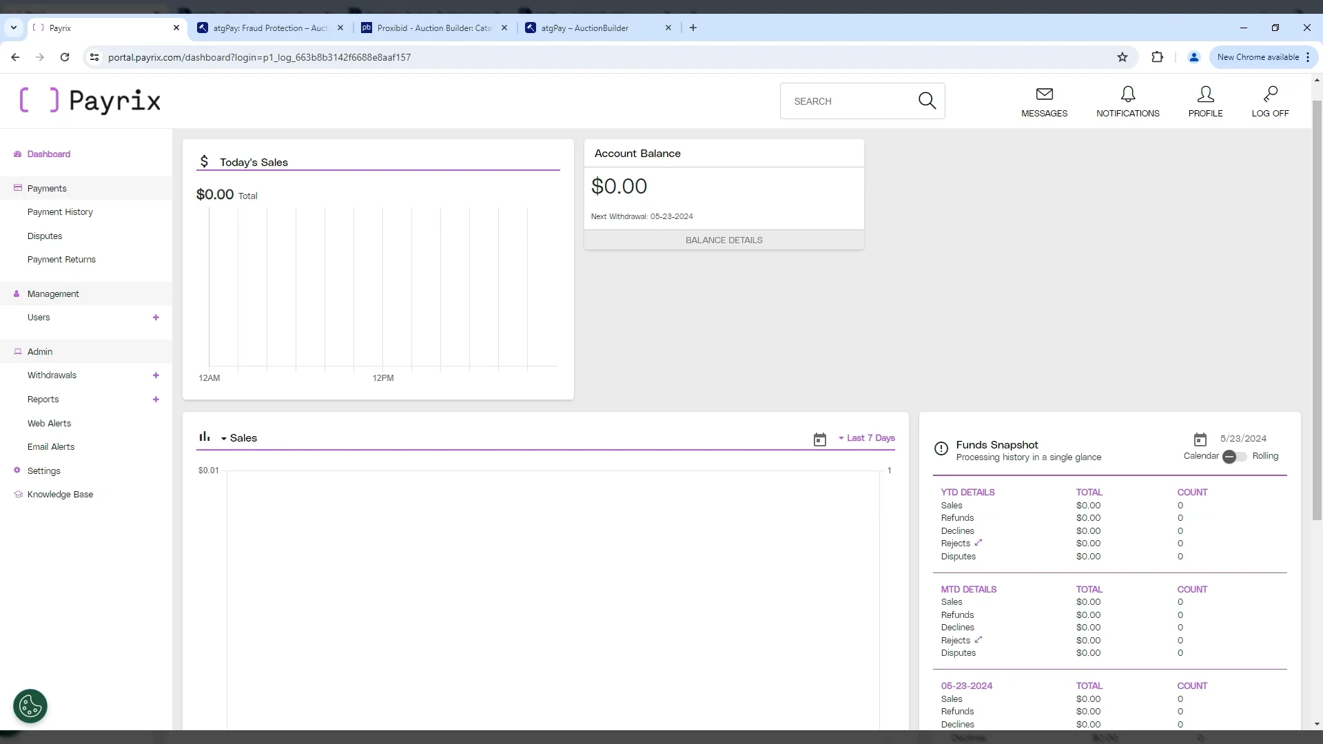 atgPay Training 4 - Payrix and Other Details
