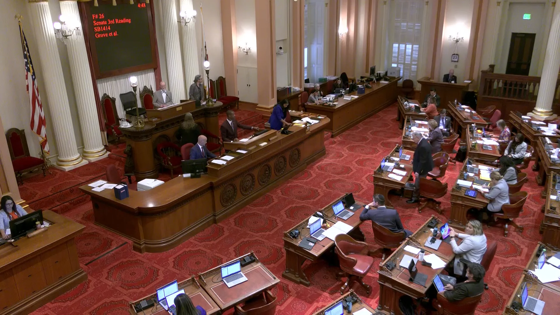 Senator Grove introduces SB 1414 on the Senate floor on Vimeo