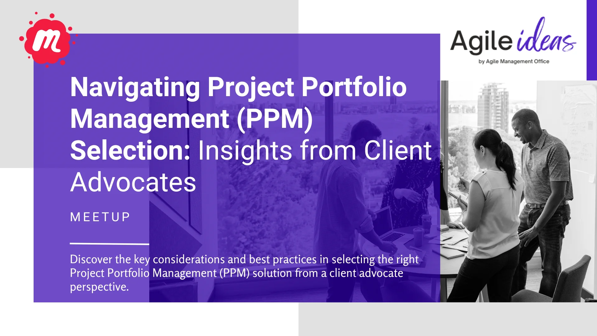 Navigating Project Portfolio Management (PPM) Selection: Insights from a Client Advocate - Meetup