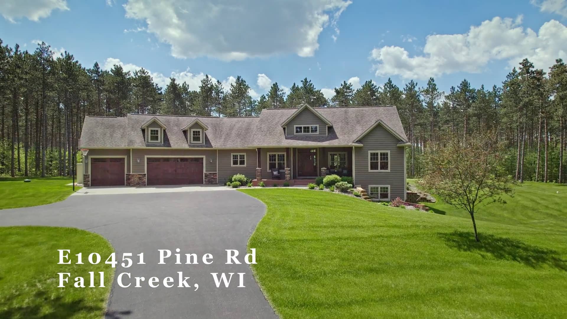 E10451 Pine Rd, Fall Creek, WI on Vimeo