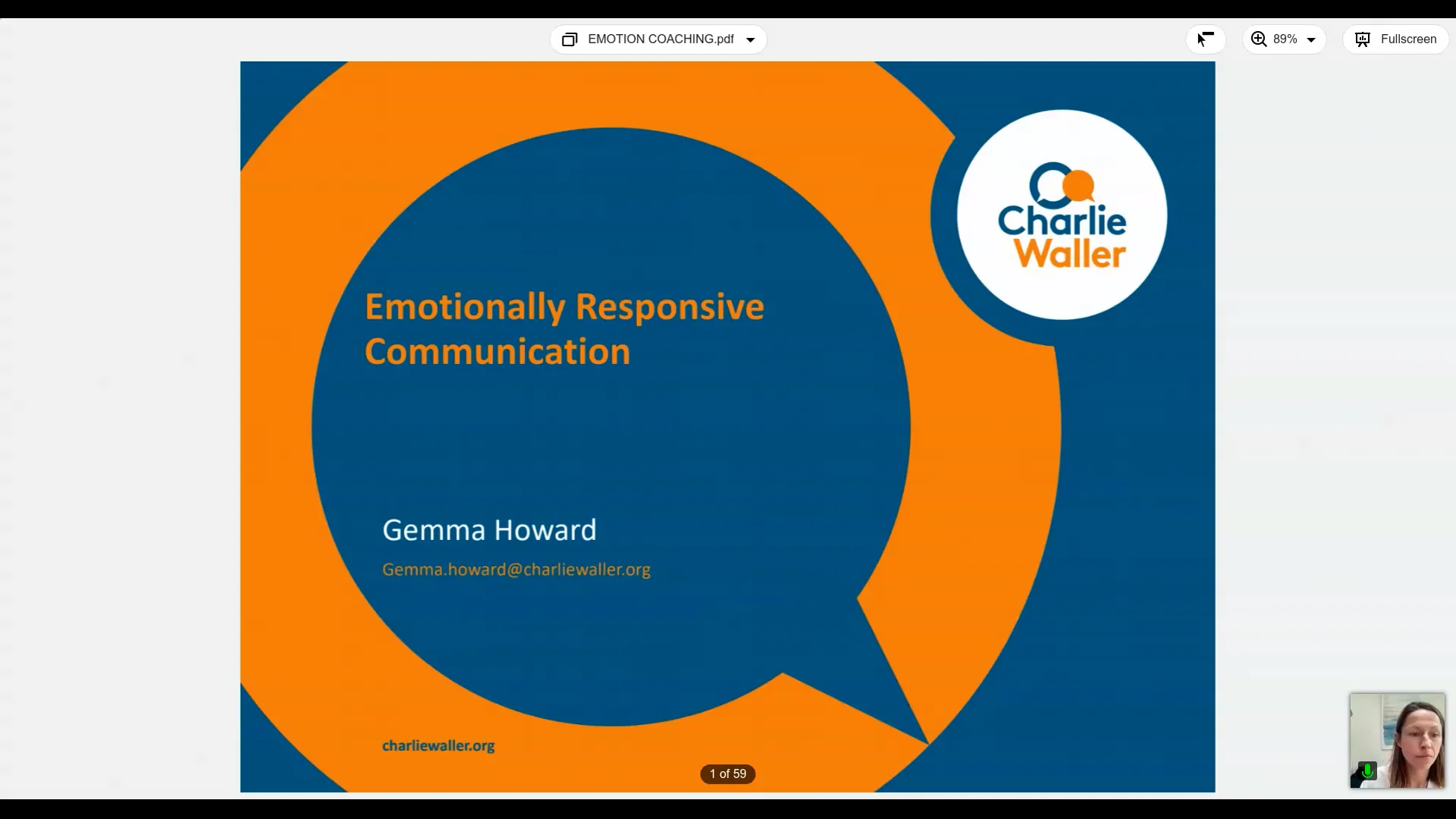 Connect before you correct! Communication styles and emotion coaching ...