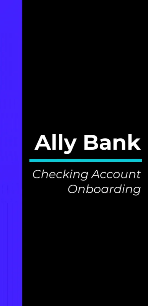 Ally Bank Mobile Checking Onboarding Q1 2024 - Final on Vimeo