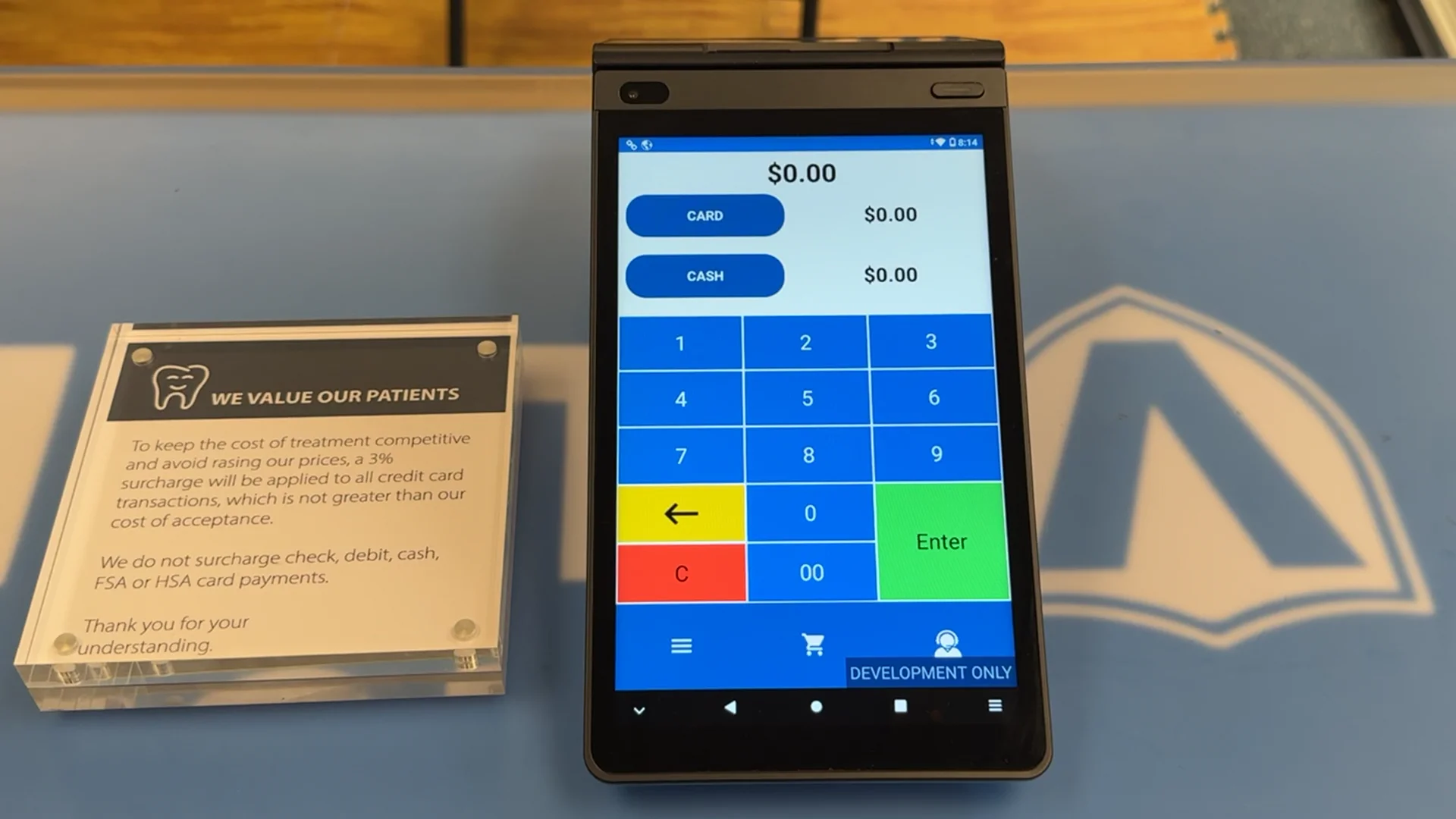 Running a transaction through the merchant ding screen on Vimeo