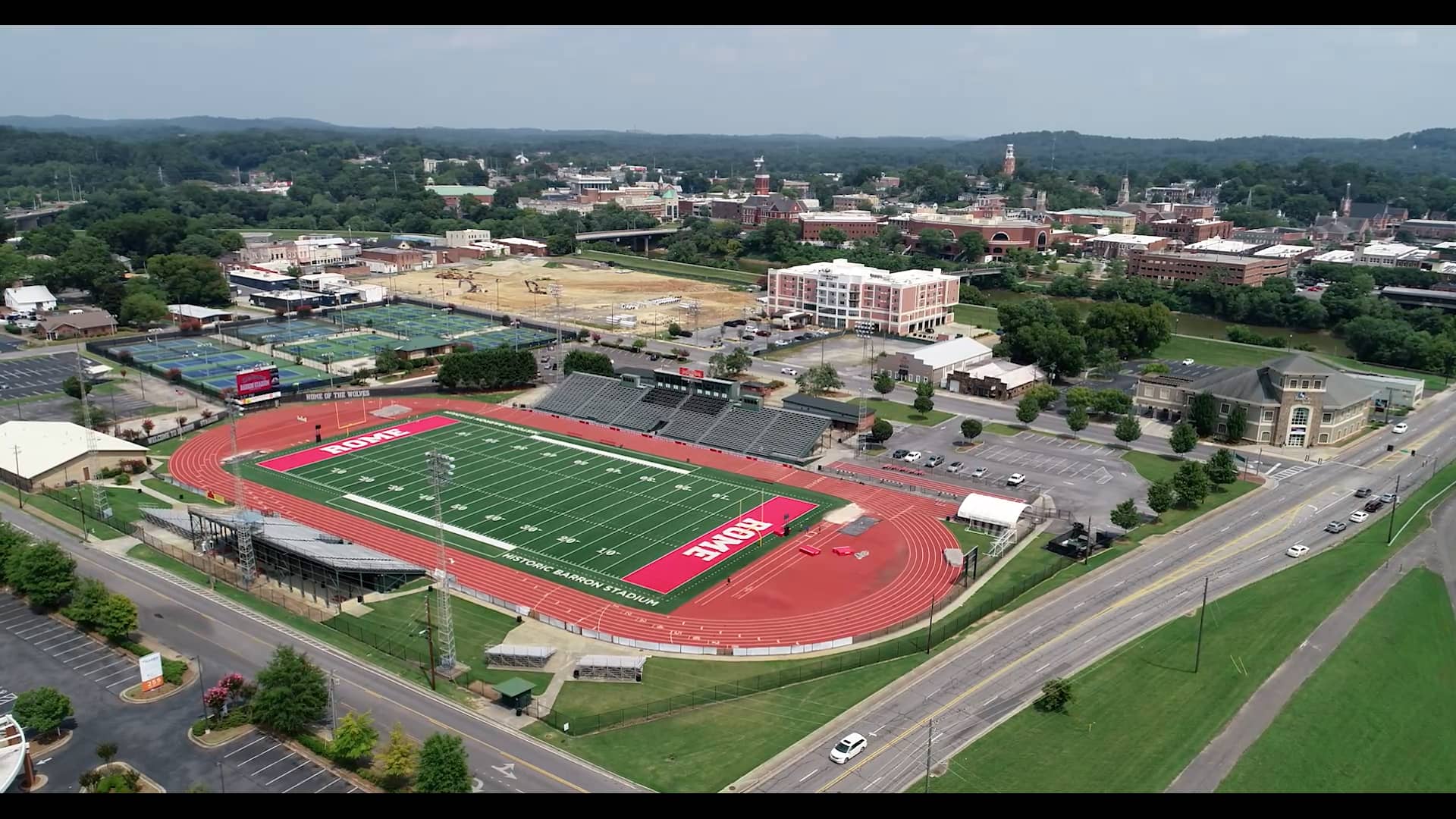Downtown Rome Stock Footage - Barron Stadium & Forum Downtown on Vimeo