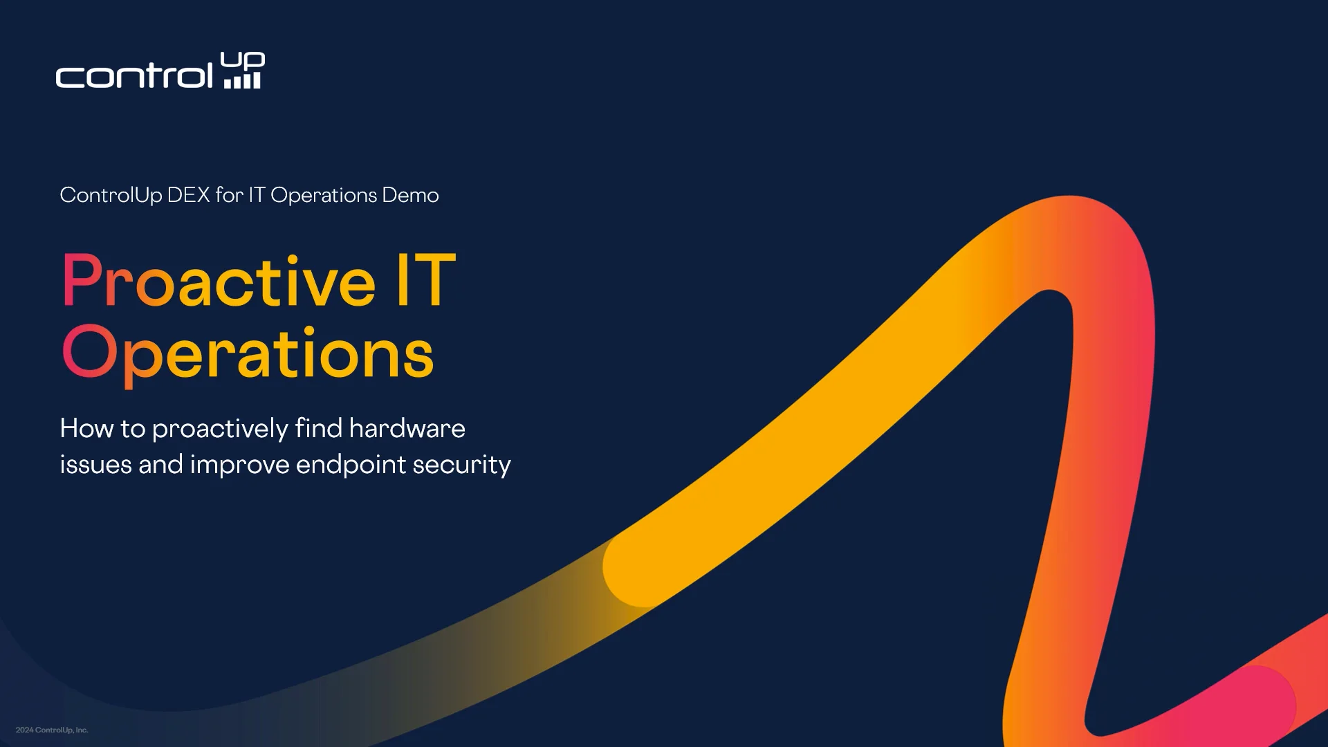 ControlUp DEX for IT Operations - Proactive Operations on Vimeo