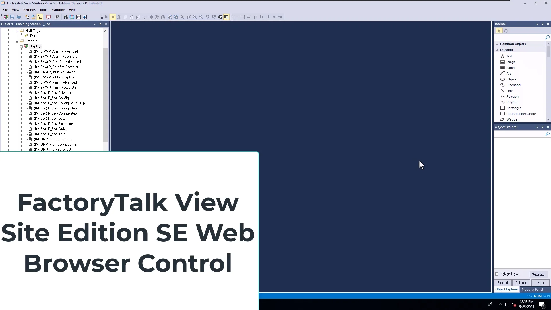 FactoryTalk View Site Edition SE Web Browser Control on Vimeo