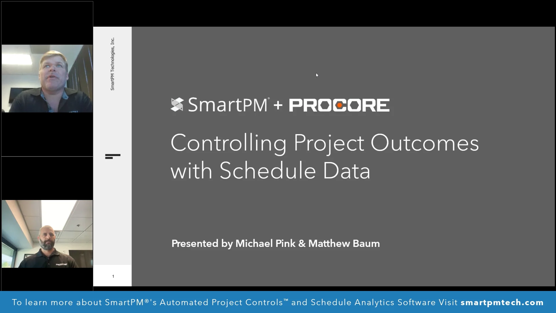 Controlling Project Outcomes SmartPM + Procore