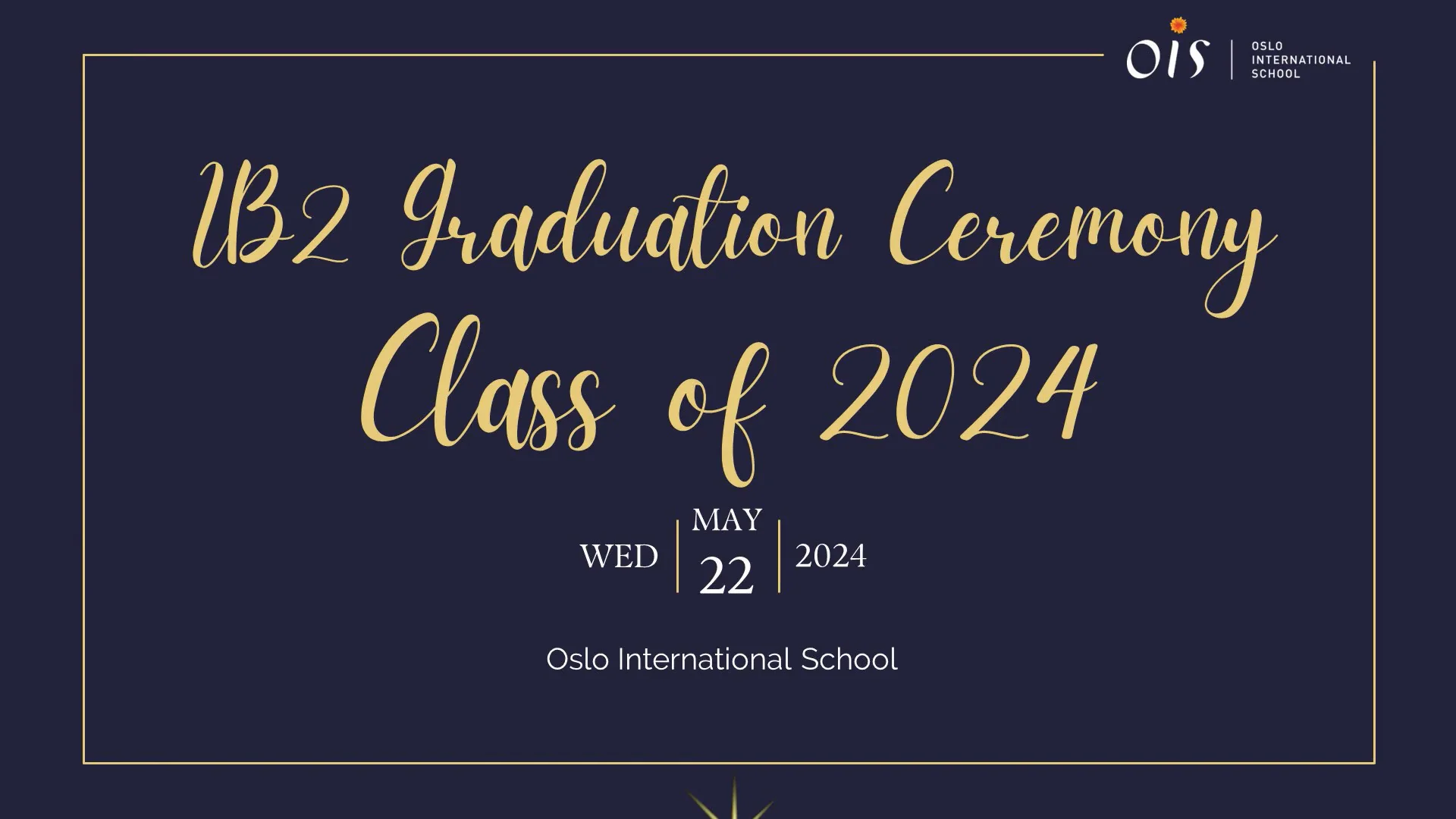 The IB Graduation Ceremony 2024 on Vimeo