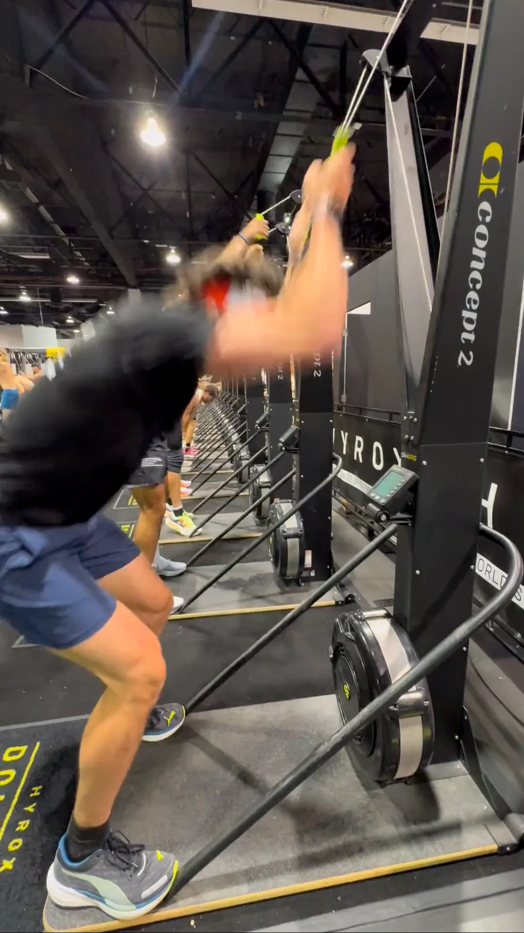 Hyrox zone 1 Ski erg on Vimeo