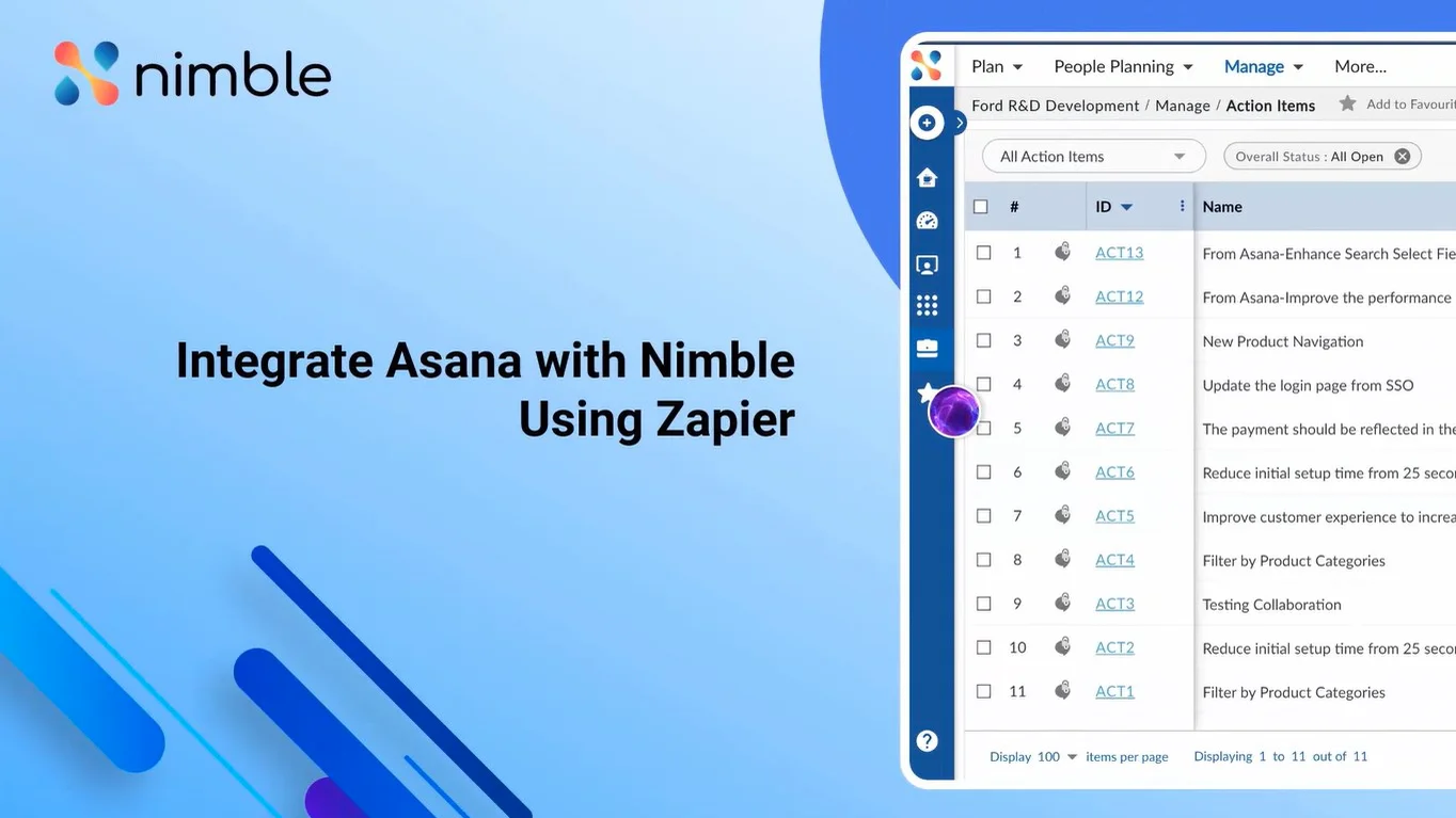 Integrate Asana with Nimble using Zapier on Vimeo