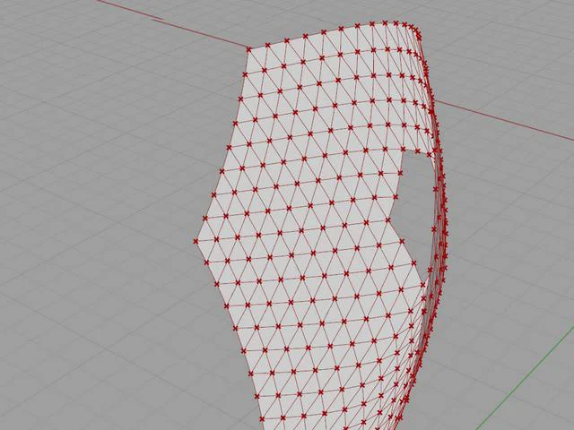 Developable cone-like surface with Kangaroo Hinges on Vimeo