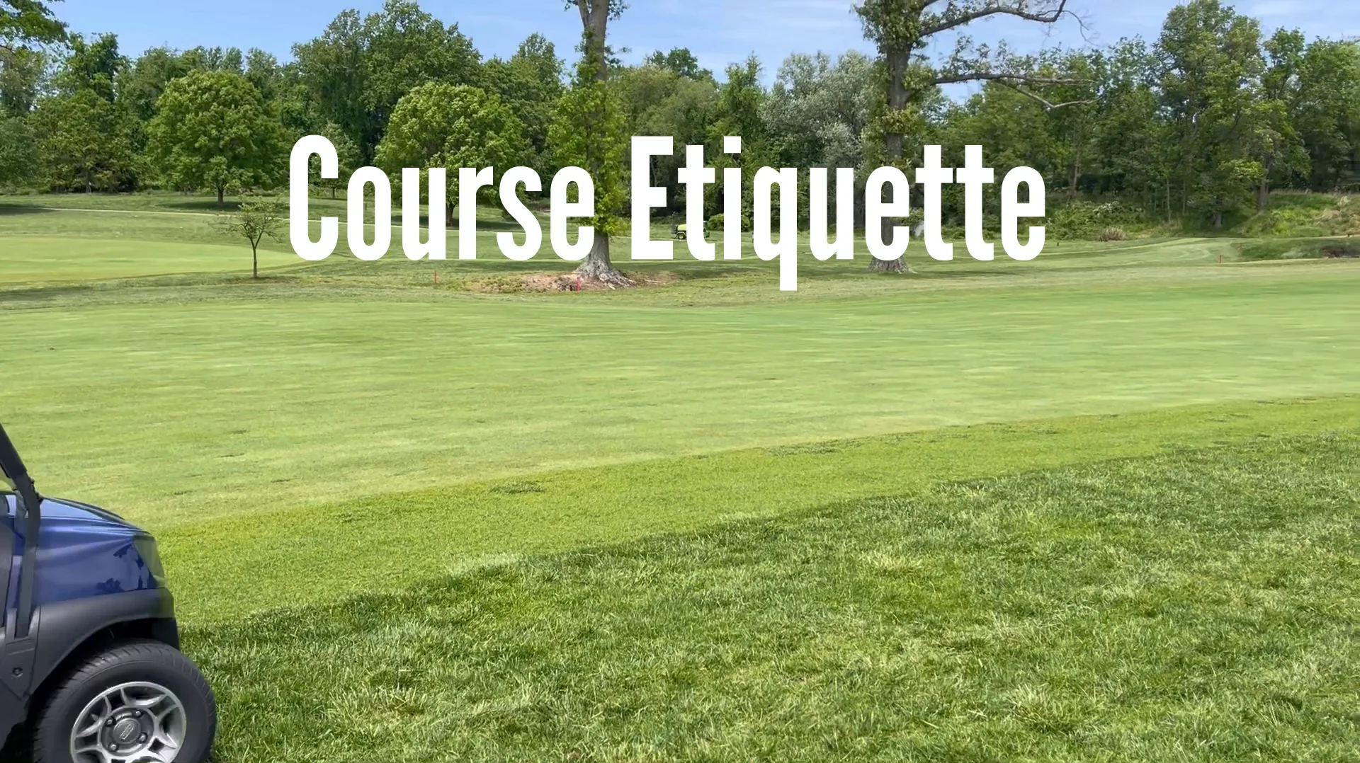Course Etiquette
