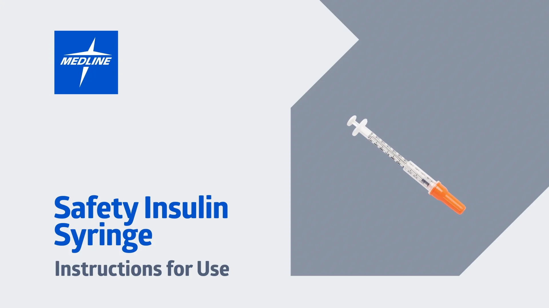Safety Insulin Syringe – Instructions for Use