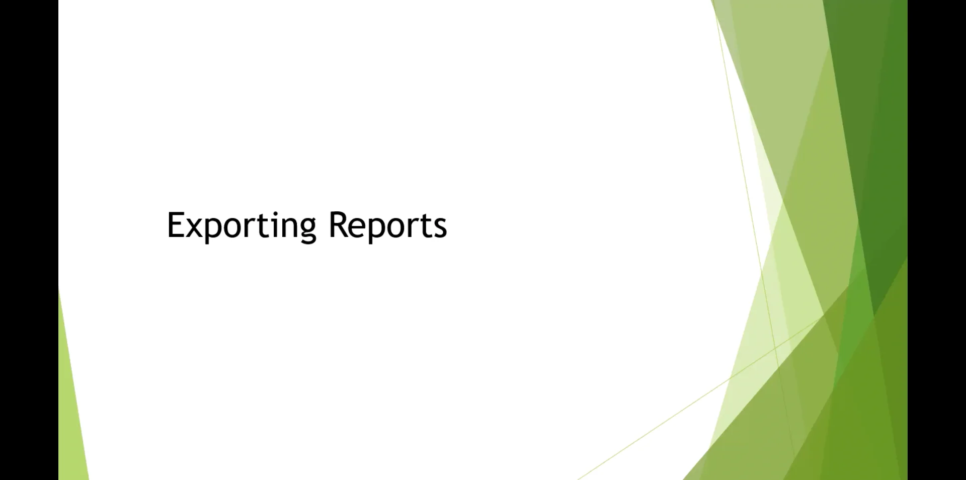 Exporting Reports on Vimeo