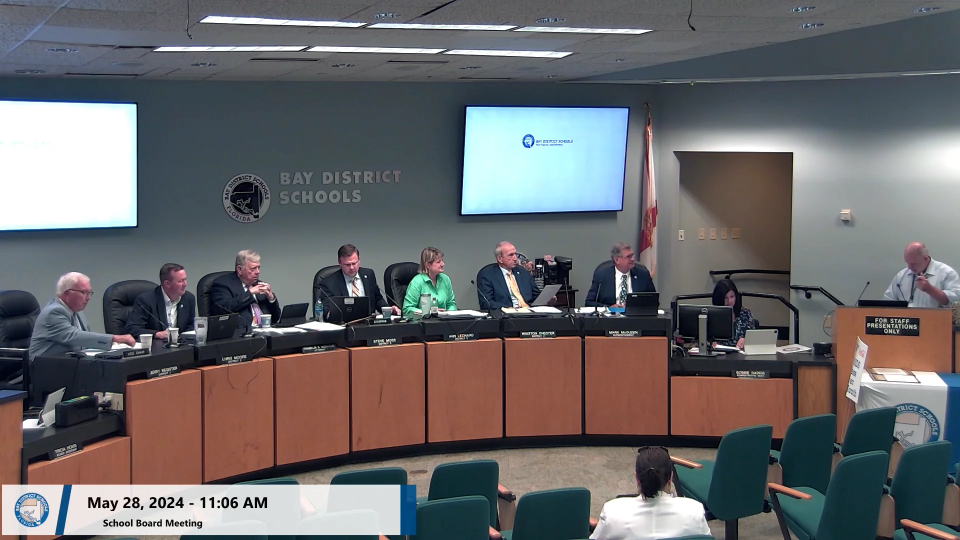Bay District Schools Board Meetings on Vimeo