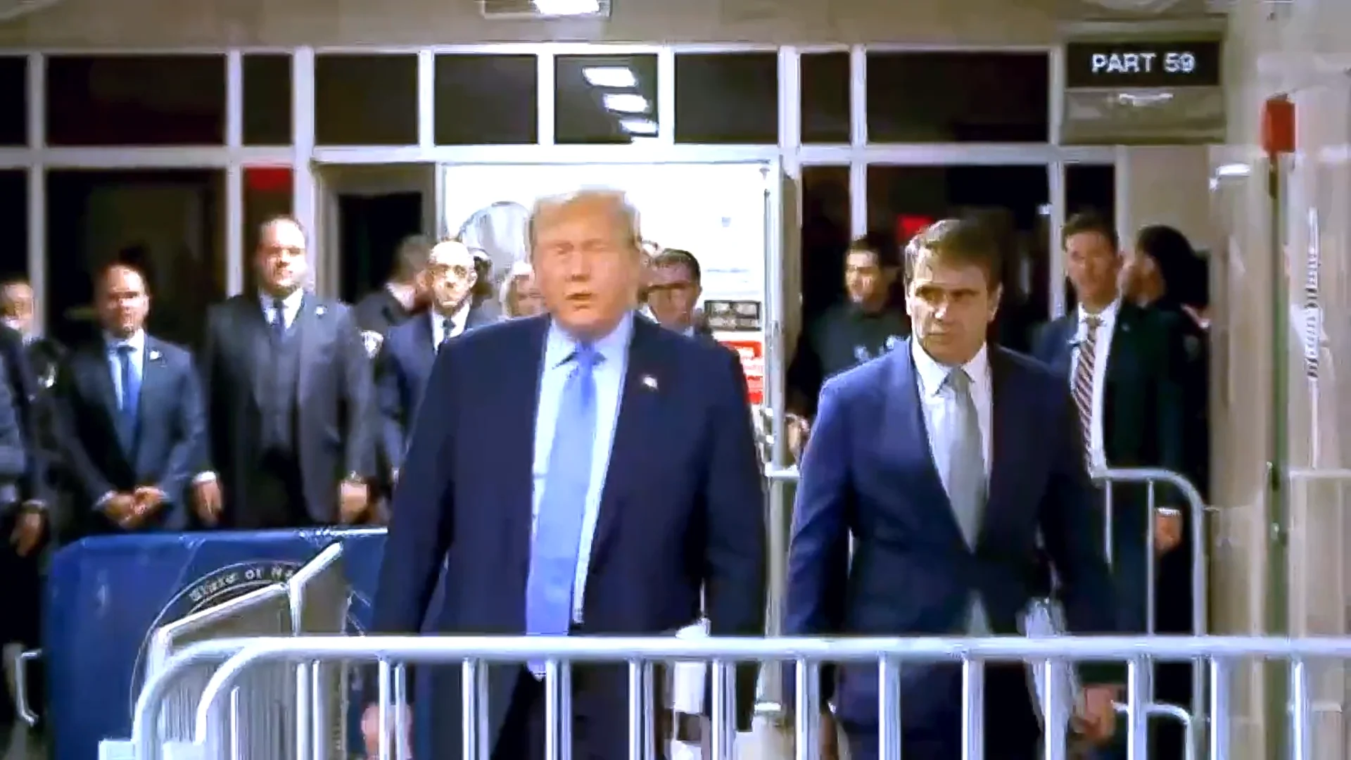 Press Gaggle: Donald Trump Speaks to Reporters Before Court in ...